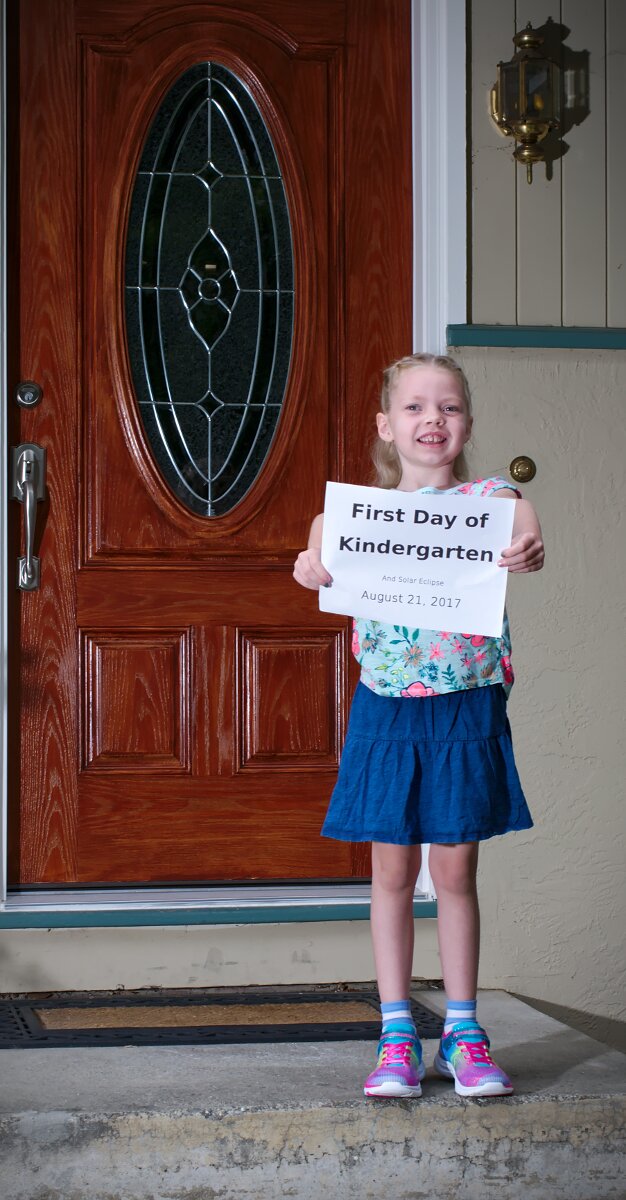 Heather’s First Day of Kindergarten