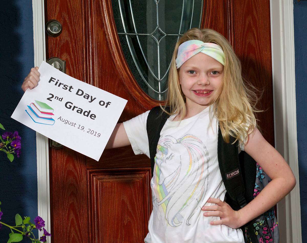 Heather’s First Day of 2nd Grade